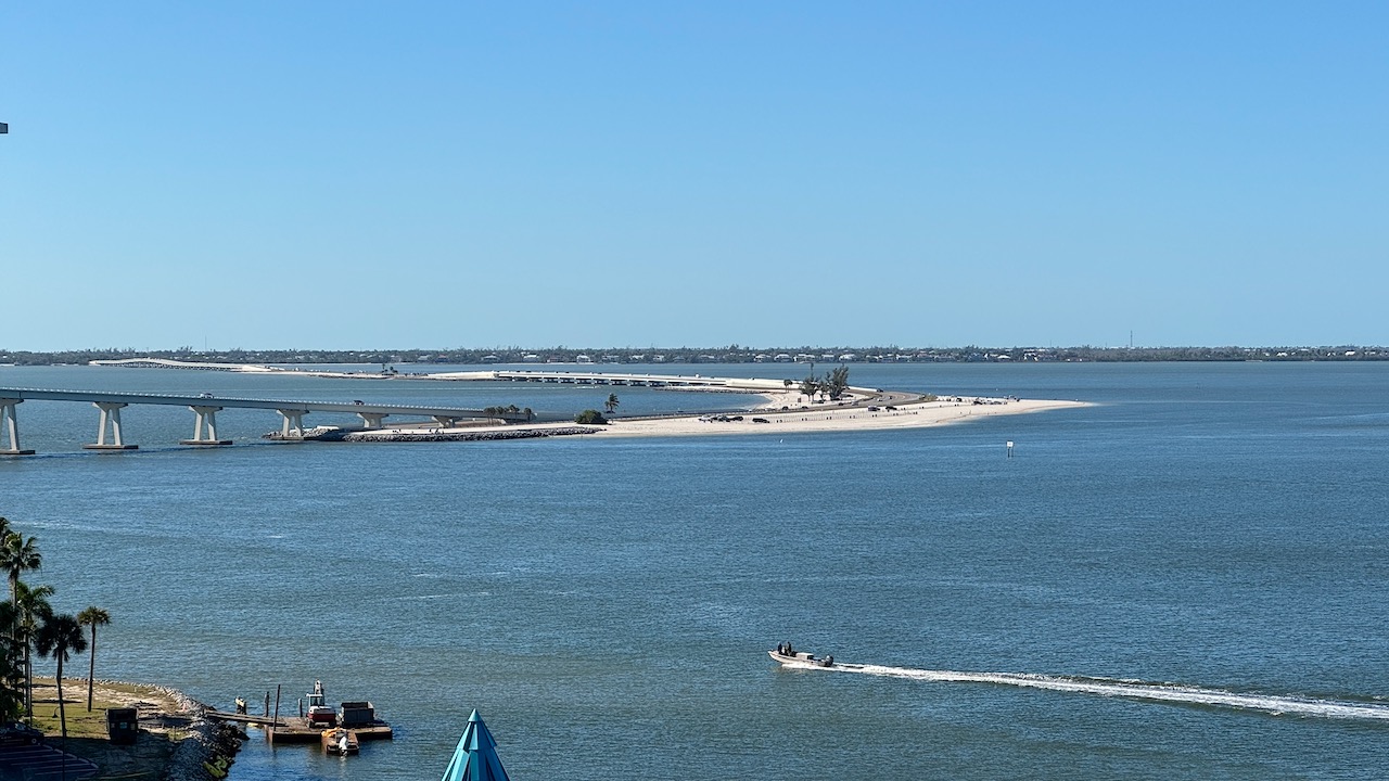 The first island on the causeway as seen from our room – Rajib Roy